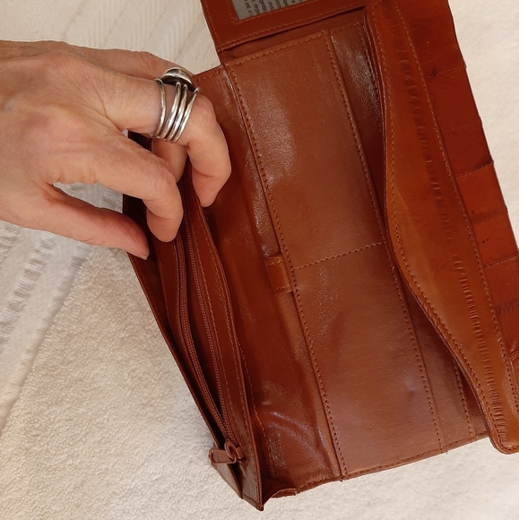 Lee Sands | Bags | Lee Sands Eel Wallet | Poshmark